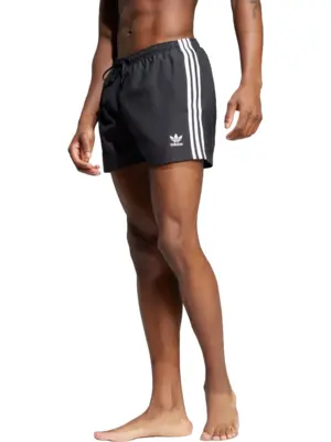 Adidas Adicolor 3-stripes 5-inch Swim Shorts - Black