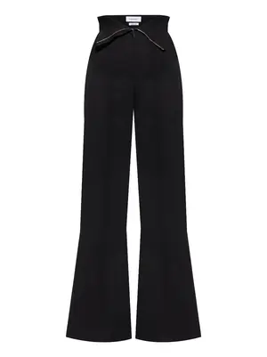 Alexander McQueen Wool Trousers - Black