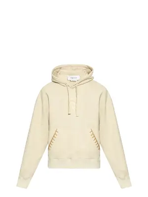 Alexander McQueen Skull-embroidered Hoodie - Neutrals