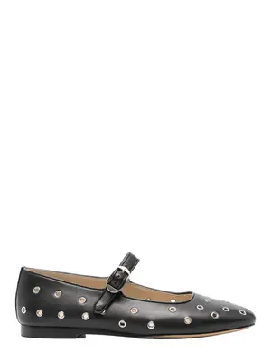 LE MONDE BERYL Le Monde Beryl Eyelet-Studded Ballet Flats
