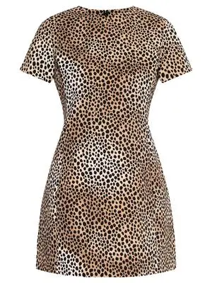 Michael Kors Cheetah-print Mini Dress - Neutrals