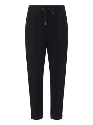 Brunello Cucinelli Monili Detail Track Trousers - Black