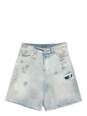 Vetements Denim Shorts - Blue