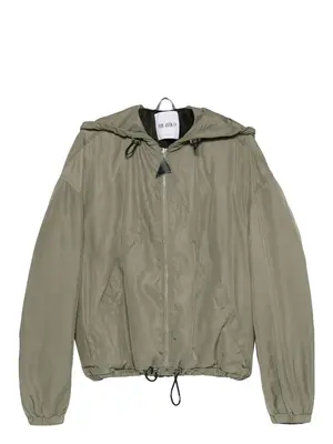 Attico The Attico Hooded Bomber Jacket Green