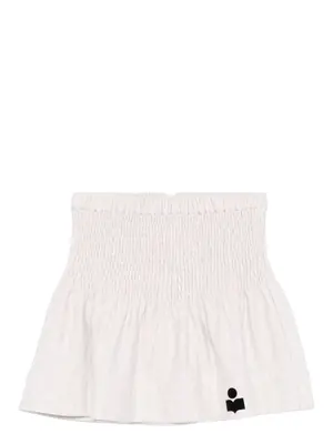 MARANT ETOILE Pacifica Mini Skirt - Neutrals