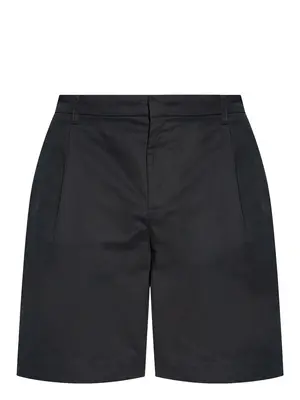 A.p.c. A.P.C. Organic Cotton Tailored Shorts Black