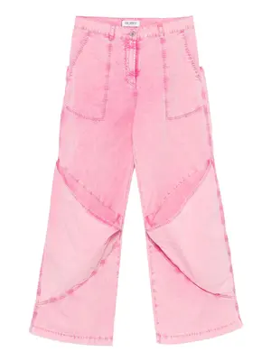 Attico Wide-leg Trousers - Pink