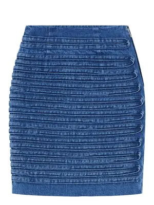 Versace Denim Mini Skirt - Blue