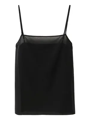 Fabiana Filippi Georgette Cami Top - Black