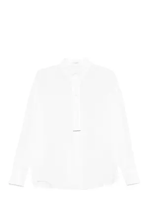 Brunello Cucinelli Monili-detail Blouse - White