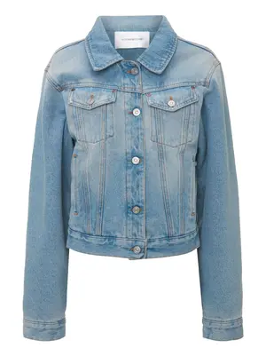VICTORIA BECKHAM Victoria Beckham Padded Denim Jacket