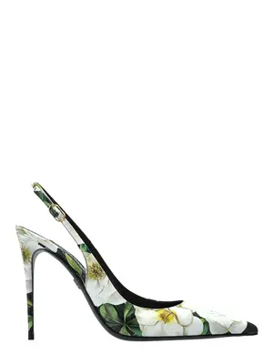 Dolce & Gabbana 120mm Floral-print Pumps - White