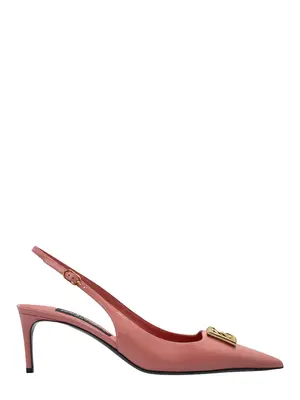 Dolce & Gabbana 75mm Lollo Slingback Pumps - Pink