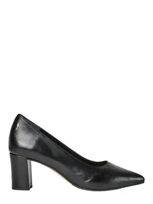 STINAA.J Alice Orthopedic Suede Pumps - Black Leather