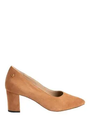 STINAA.J Alice Orthopedic Suede Pumps - Brown Suede