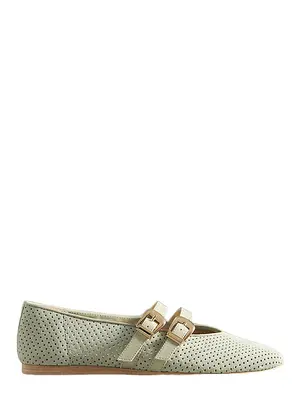 Dolce Vita Baylee Buckle Ballet Flats Blue