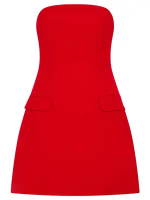NICHOLAS Nicholas Rina Mini Dress Red