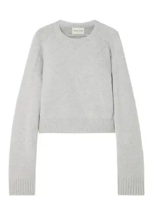 Loulou De Saison Bruzzi Wool And Cashmere-Blend Sweater Gray