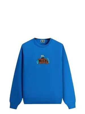 Kith X Sesame Street Cookie Monster Nelson Crewneck Sweatshirt - Voyage