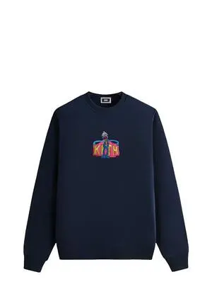 Kith X Sesame Street Super Grover Nelson Crewneck Sweatshirt - Nocturnal