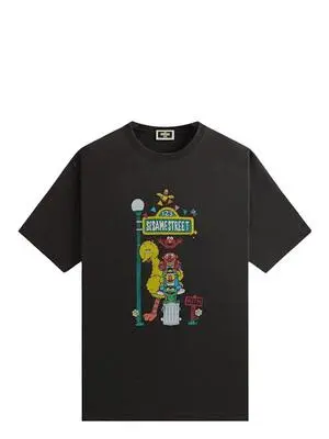 Kith X Sesame Street Lamp Vintage Tee Shirt - Black