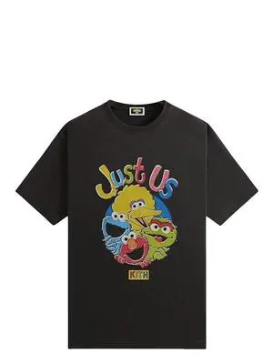 Kith X Sesame Street Just Us Vintage Tee Shirt - Black