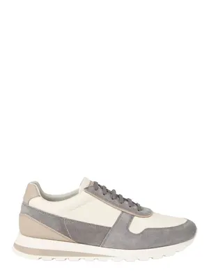 Brunello Cucinelli Panelled Sneakers - Grey