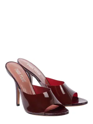 Paris Texas Paris Texas Jessica 105 PVC Mules Maroon