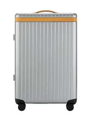 CARL FRIEDRIK The Check-in Suitcase - Arctic Grey / Tan