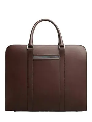 CARL FRIEDRIK Carl Friedrik Palissy Overnight Briefcase Chocolate
