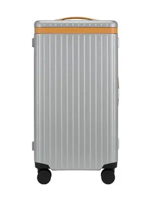 CARL FRIEDRIK The Trunk Suitcase - Silver/tan