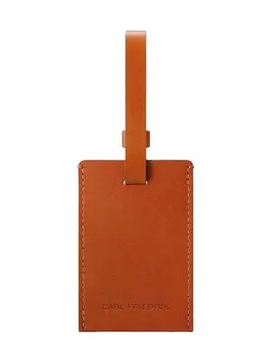 CARL FRIEDRIK Carl Friedrik Leather Luggage Tag Cognac