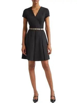 EMPORIO ARMANI Emporio Armani Emma Belted Mini Dress