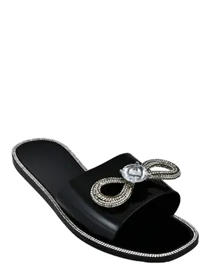 ANDREW STEVENS Catalina Jelly Sandals - Black
