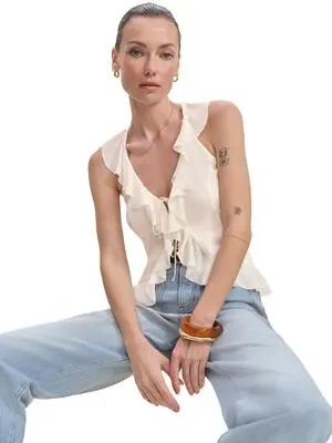 REFORMATION Reformation Paulette Top
