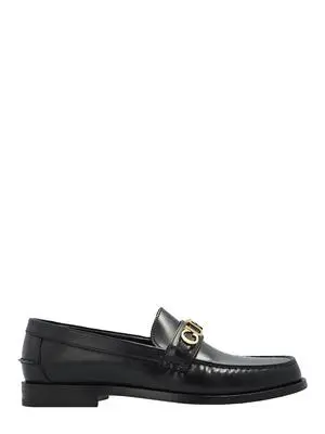 Gucci Logo Snaffle Loafer - Black