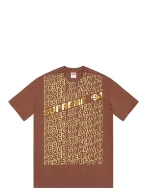 Supreme Respected Tee - Brown
