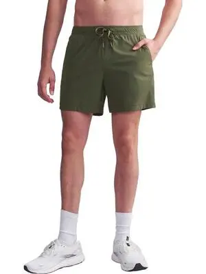 RHONE Rhone Pursuit 5-Inch Unlined Training Shorts Lichen Green