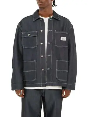 GUESS ORIGINALS Metallic Denim Chore Jacket - Gom7
