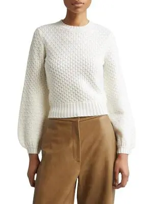 MAX MARA Max Mara Elvira Wool & Cashmere Crewneck Sweater