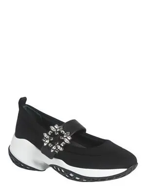 ROGER VIVIER Viv Run Strass Mary Jane Sneaker - Nero