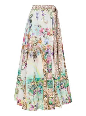 Camilla Munchkinland Printed Wrap Skirt - Multicoloured