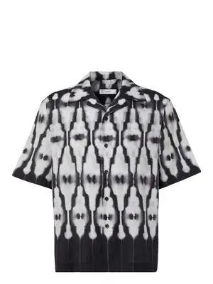 Commas Ritual Printed Cotton And Silk Shirt - Multicoloured