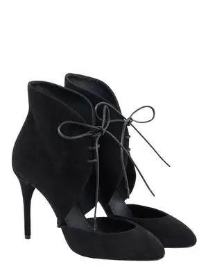 ALAÏA Alaïa 90 Suede Lace-Up Pumps