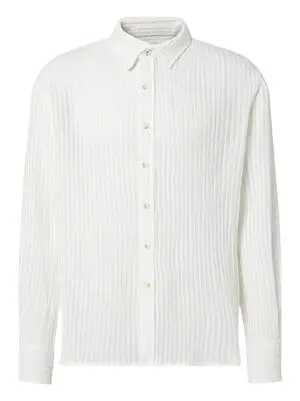 Commas Striped Shirt - White