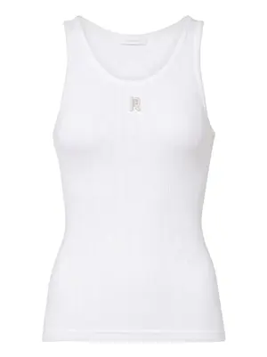 Rabanne Semi-sheer Cotton T-shirt - White