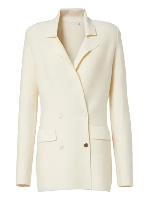 Gabriela Hearst Bowen Wool Blazer - White