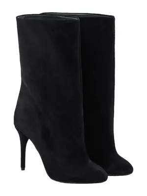 Alaïa Suede Ankle Boots - Black