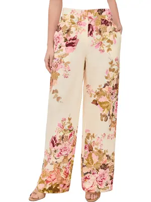 HEMANT & NANDITA Hemant And Nandita Flared Floral Pants
