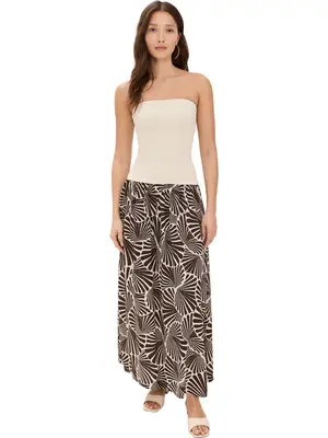 THE WOLF GANG Alyss Maxi Dress - Coco Shell